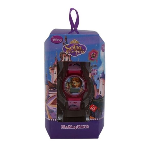 Disney | Accessories | Disney Sofia The First Flashing Digital Watch ...